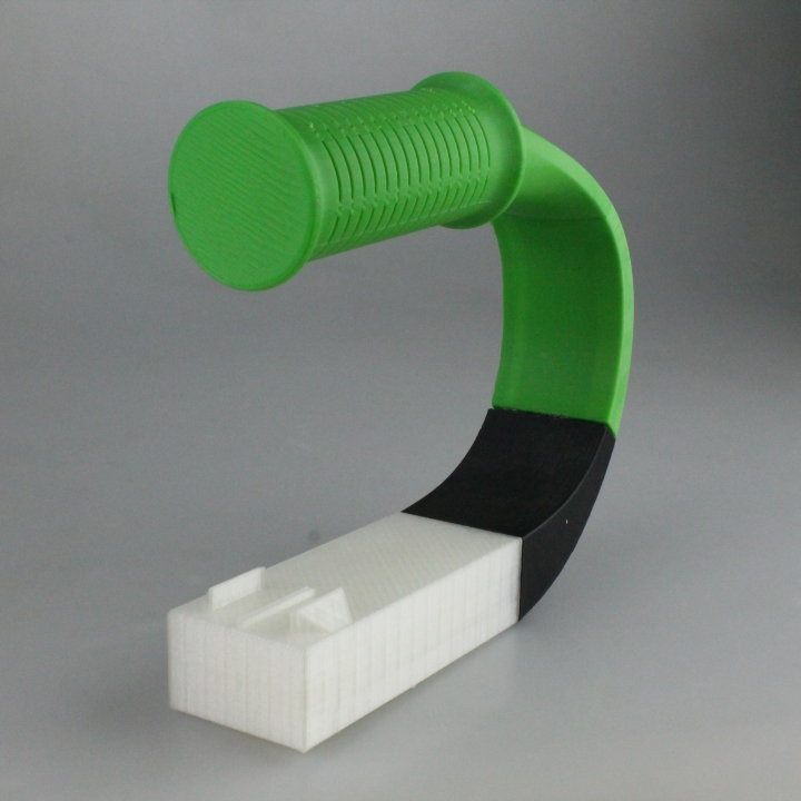 3D Printable Go Pro Handle by Valentin Lheureux