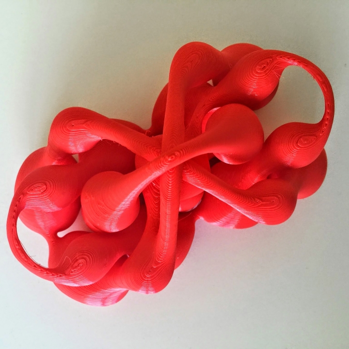 3D Printable Endless Meta-ball 12 by David Mussaffi
