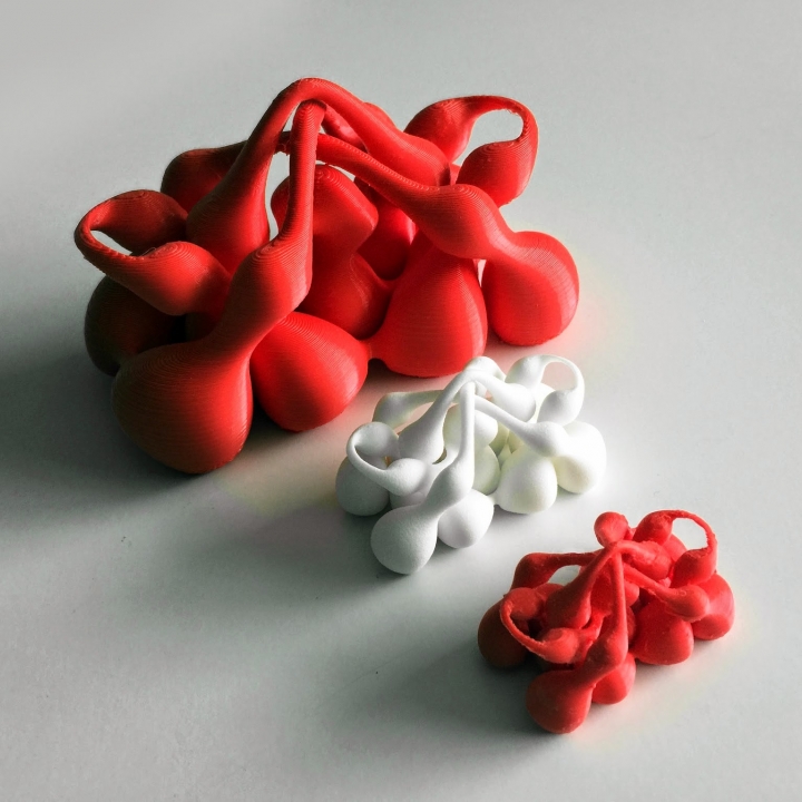 3D Printable Endless Meta-ball 12 by David Mussaffi