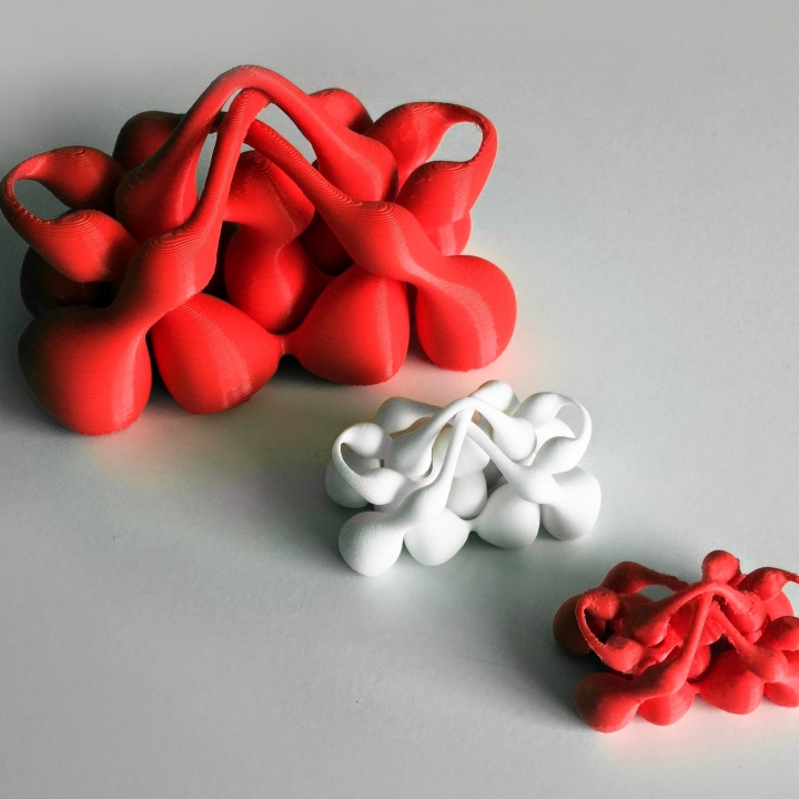 3D Printable Endless Meta-ball 12 by David Mussaffi