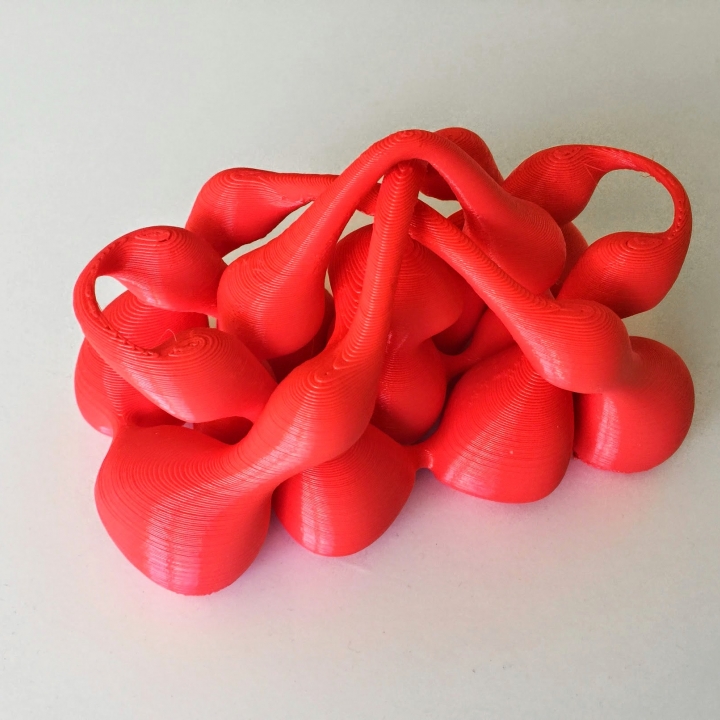 3D Printable Endless Meta-ball 12 by David Mussaffi