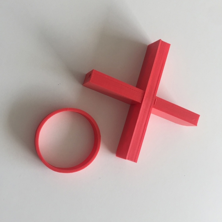 3D Printable The Impossible puzzle by David Mussaffi