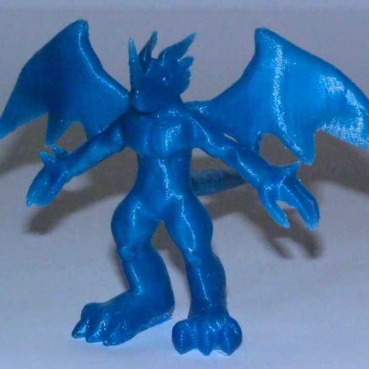 3D Printable Ex Veemon Anime Character Scuilpt 3d Action Figure Statue ...
