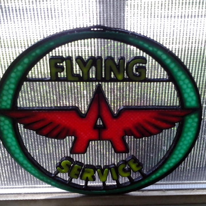 3D Printable Flying A Sign by William Erickson