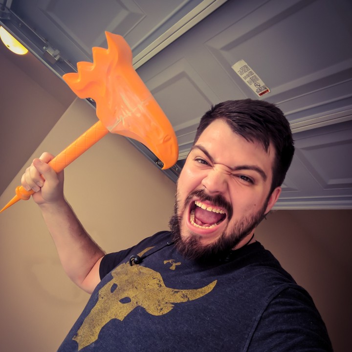 3D Print of Hammer Of Sol - Destiny: The Taken King by J.Norsworthy