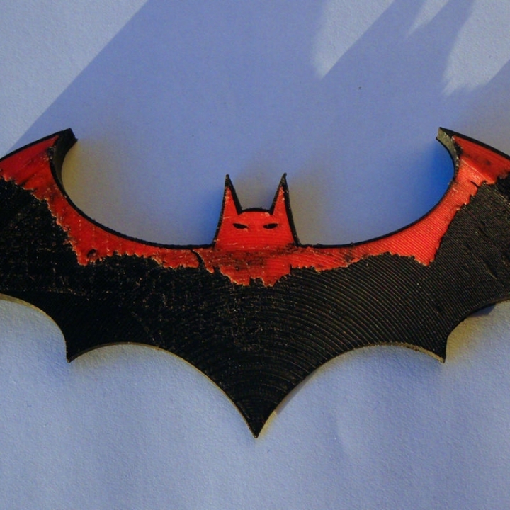 3D Printable Bat Pendant by Tjaš Paternuš