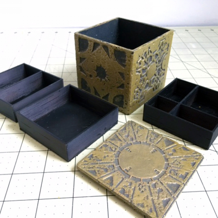 3D Printable Hellraiser Jewelry Box by Phillip Avery