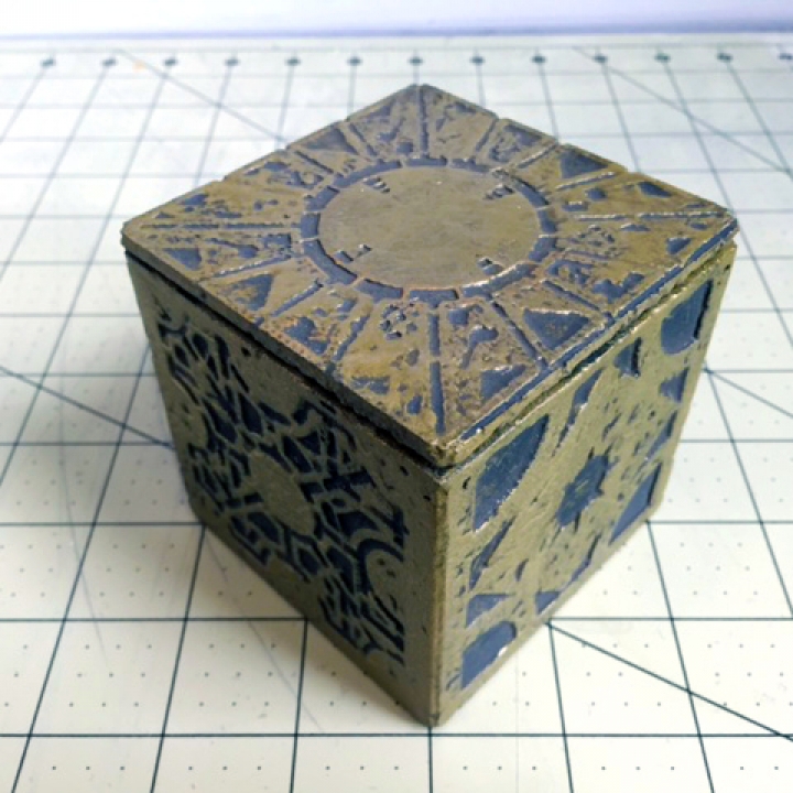 3D Printable Hellraiser Jewelry Box by Phillip Avery