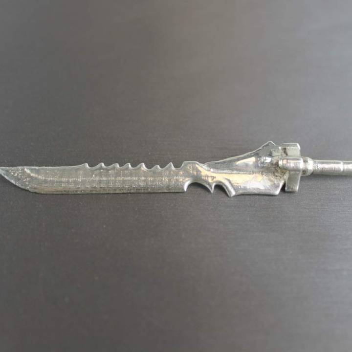 3D Printable Mini Raze-lighter Sword from Destiny by Kirby Downey