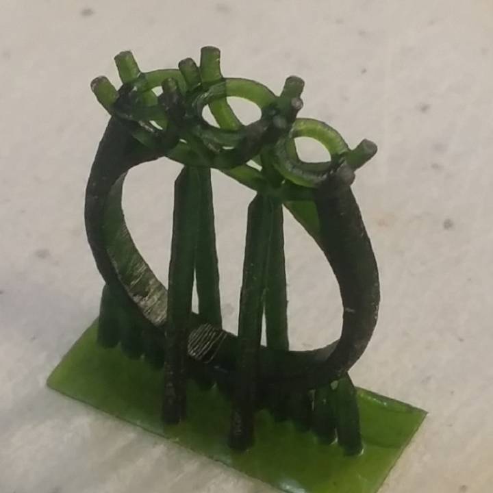 3D Printable Tri_Gem Ring by Adithya