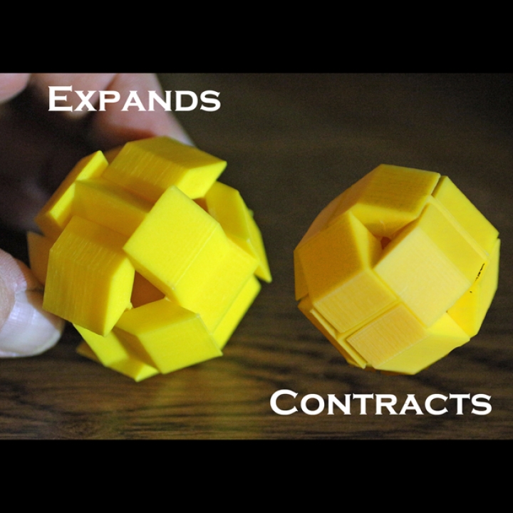 3D Printable Baffling Puzzle Ball by Richard Swika