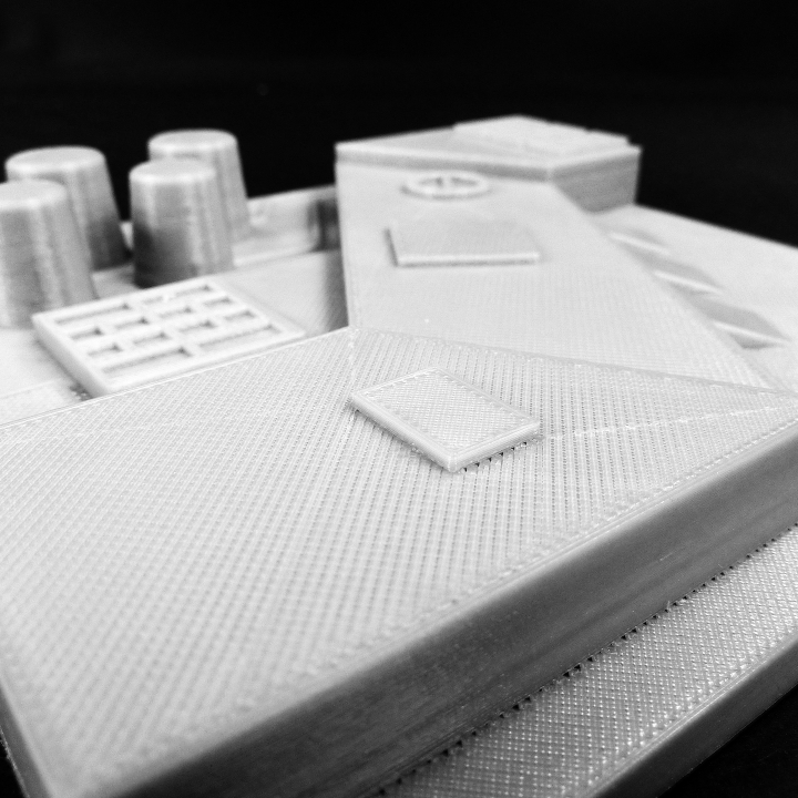 3D Printable Death star tiles by Israel Melendez