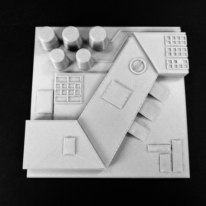 3D Printable Death star tiles by Israel Melendez