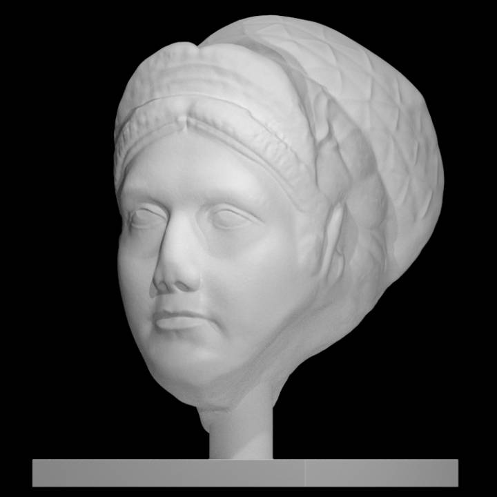 3D Printable Marble Portrait of Matidia at The Metropolitan Museum of ...