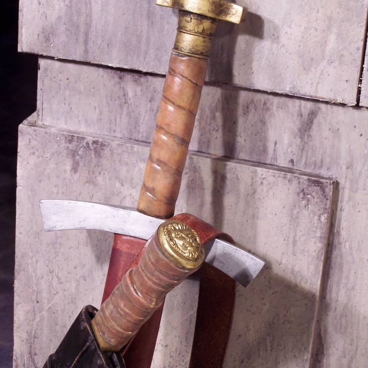 3D Printable Bronn's sword pommel from Game of Thrones by David Lindabury