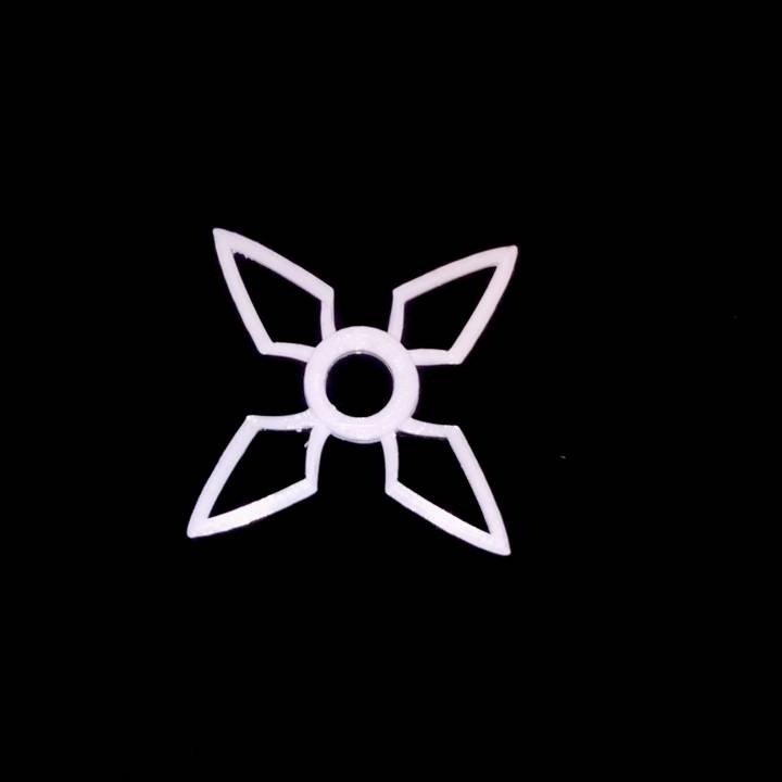 3D Printable Shuriken by Clayton Fair