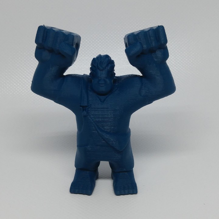 3D Print of Wreck-It Ralph Print & Paint Toy - Support Free by 2lol555