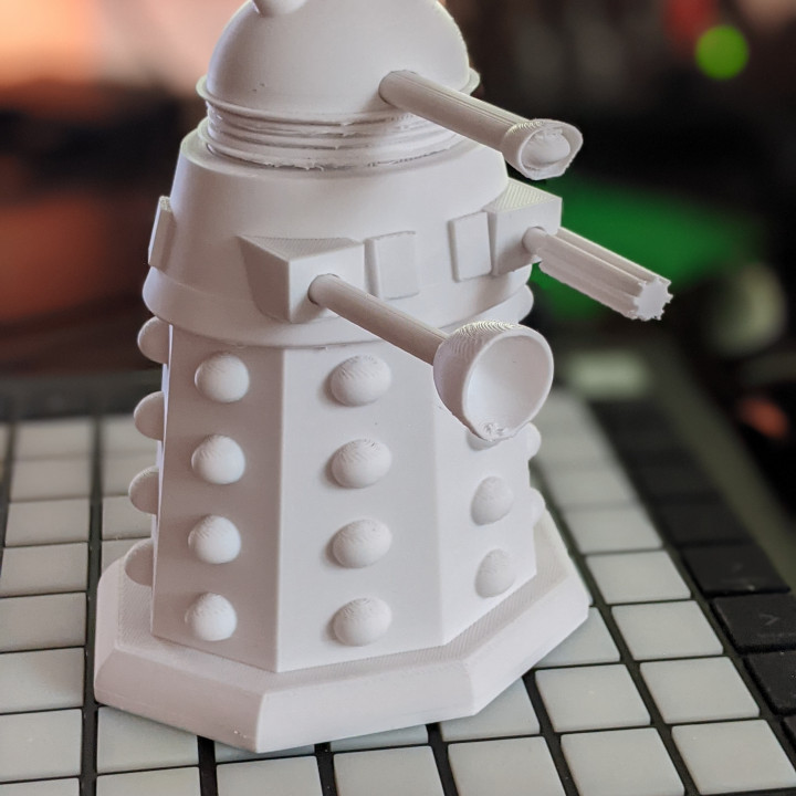 3D Print of dalek head, body and appendages by pward