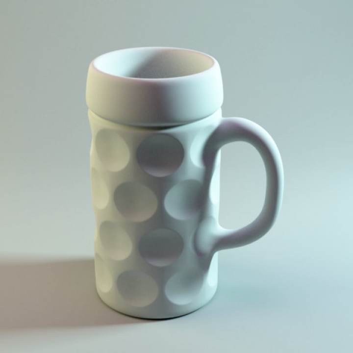 3D Printable Beer Mug Ein Mass by Marco Alici
