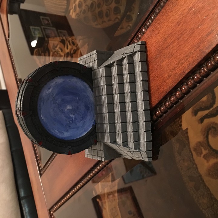 3D Print of Stargate SG-1 Coaster by Kuno Katana
