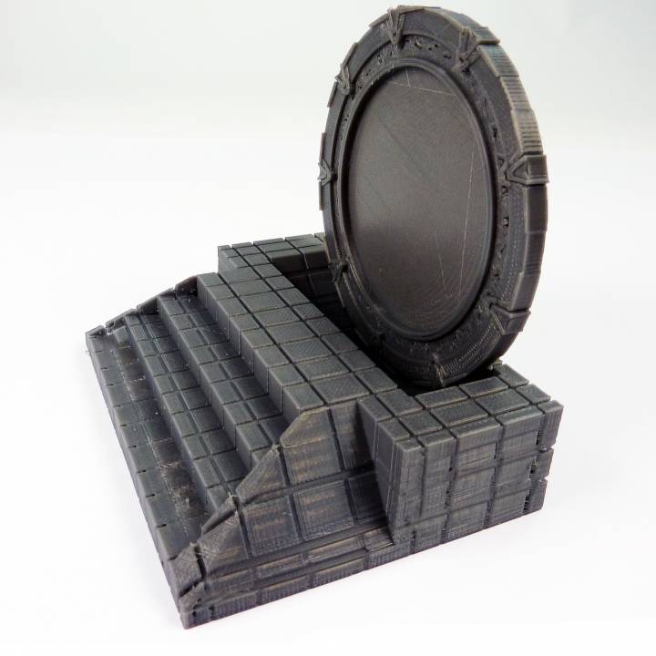 3D Printable Stargate SG-1 Coaster by Josh Ford