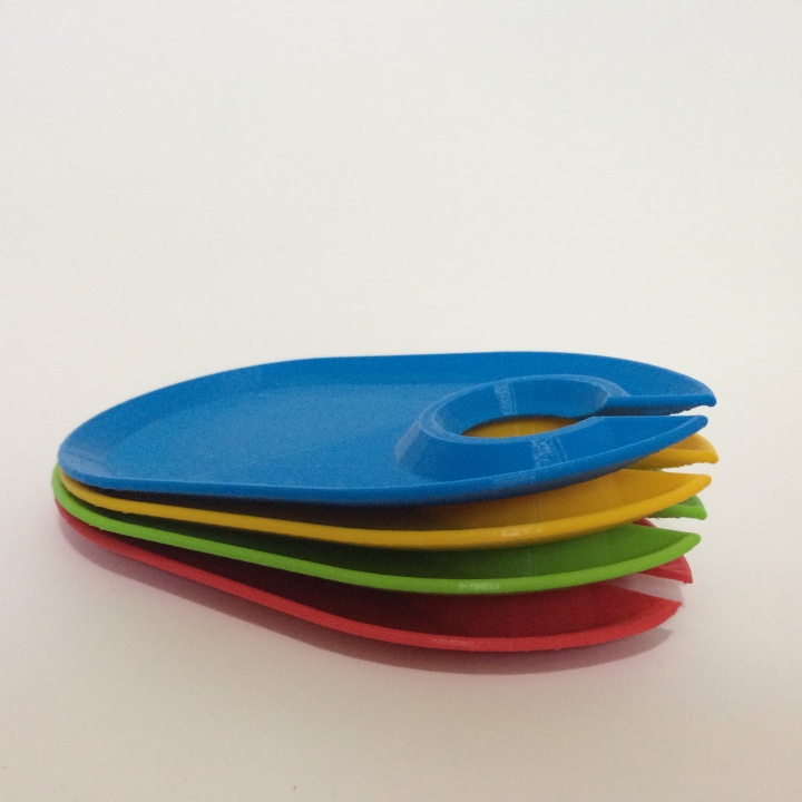 3D Printable Party Plate by Stuart Argus