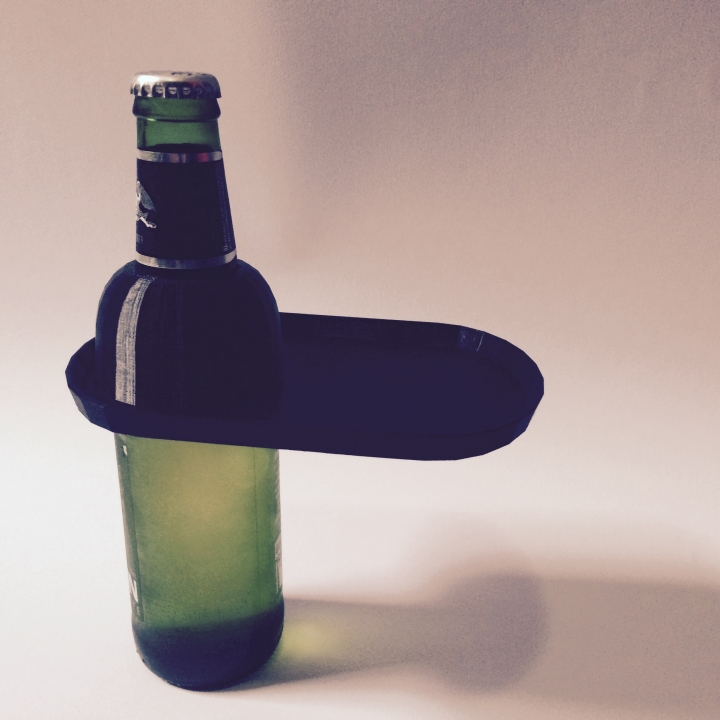 3D Printable Beer Party Plate by Stuart Argus