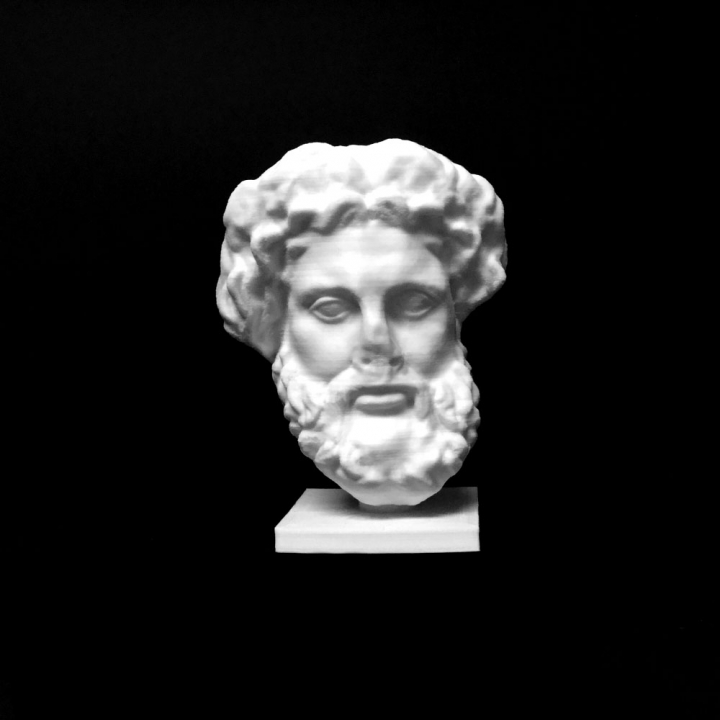 3D Printable Head of a Greek God, probably Zeus at The Metropolitan ...