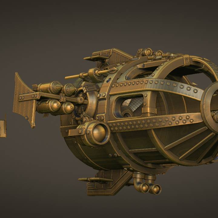 3D Printable Atlantis Submarine by Andy de Bruin