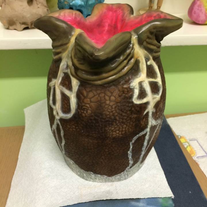 3D Printable Alien Egg Prop by Andy de Bruin