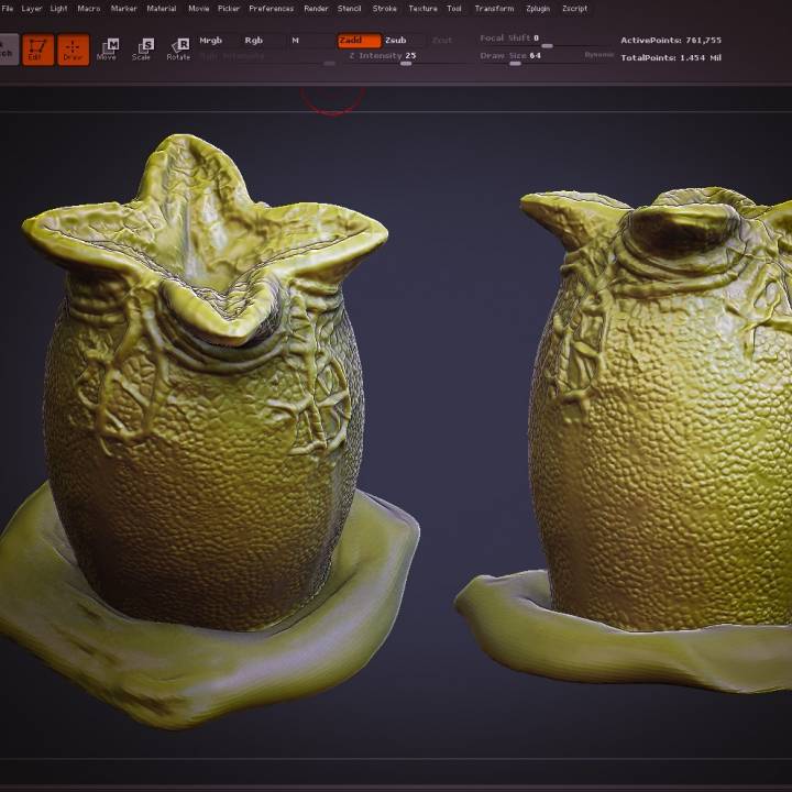 3D Printable Alien Egg Prop by Andy de Bruin