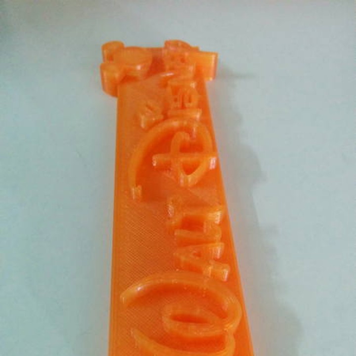 3D Printable Disney Nameplate by Joe McCluskey