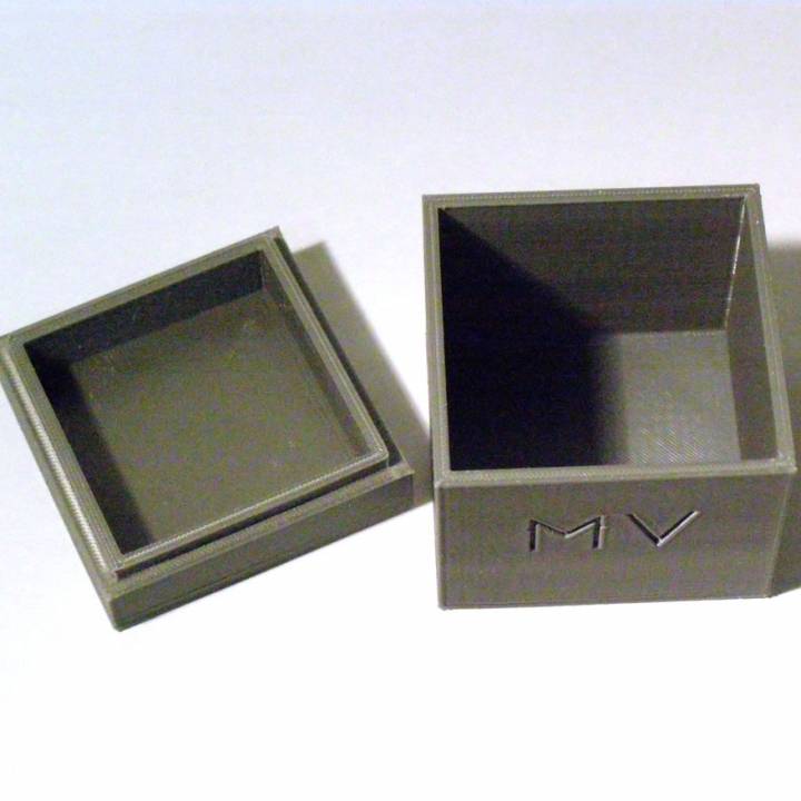 3D Printable Monument Valley Crow & Box by Diego Pérez