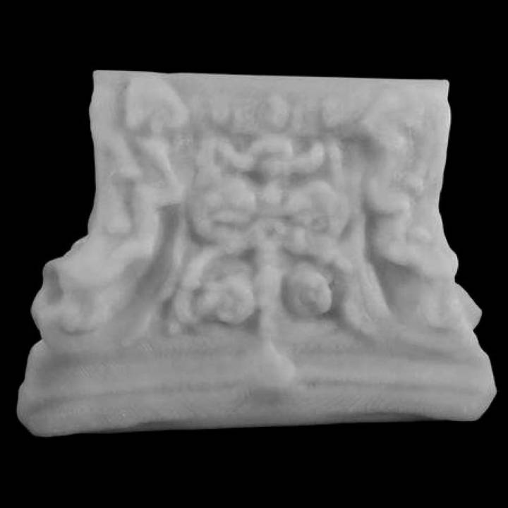 3D Printable Corinthian pilaster-capital The Ephesus temple at The ...