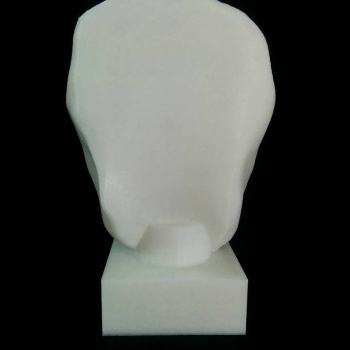 3D Printable Face of a Colossal Figure at The British Museum, London by ...