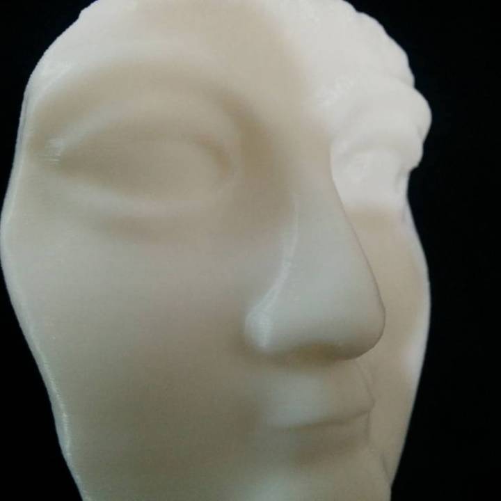 3D Printable Face of a Colossal Figure at The British Museum, London by ...