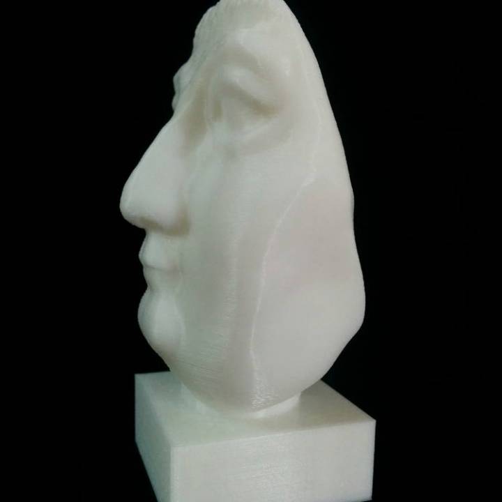 3D Printable Face of a Colossal Figure at The British Museum, London by ...