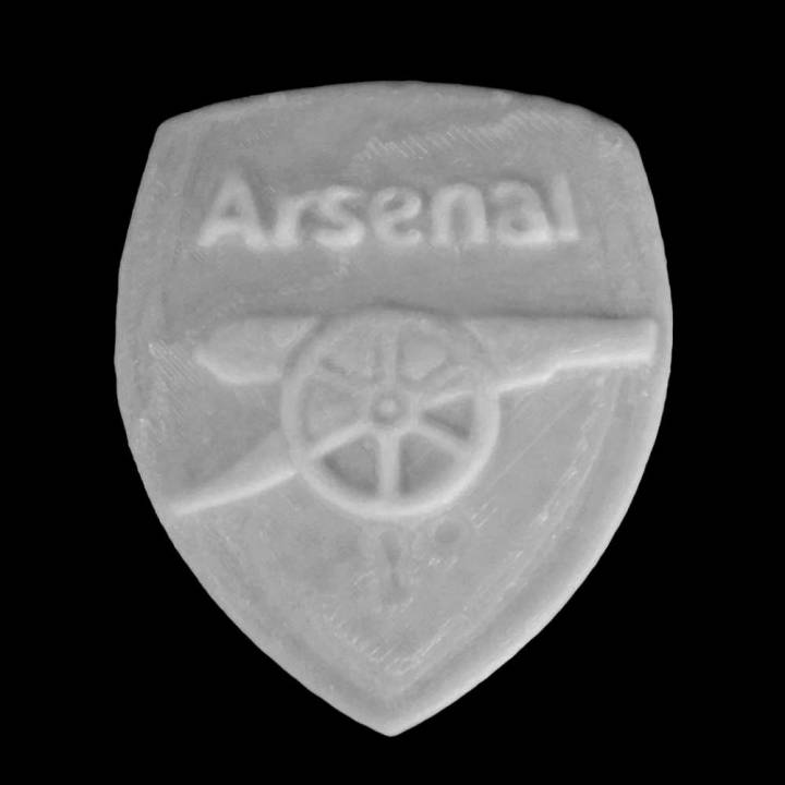 3D Printable Arsenal Crest at The Emirates Stadium, London by Scan The ...