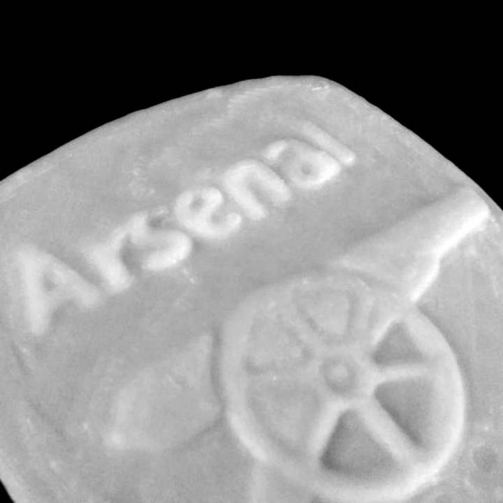 3D Printable Arsenal Crest at The Emirates Stadium, London by Scan The ...