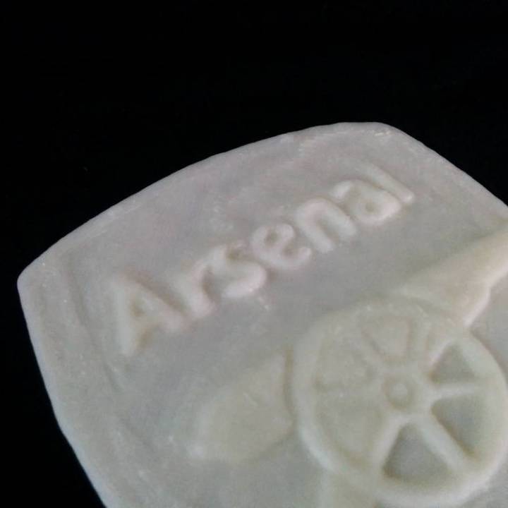 3D Printable Arsenal Crest at The Emirates Stadium, London by Scan The ...