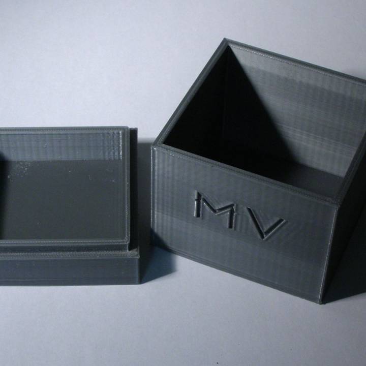 3D Printable Monument valley box with crow by Diego Pérez