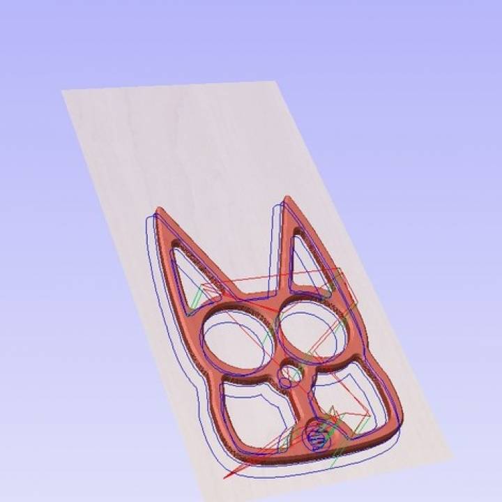 3D Printable Self Defense Cat Knuckles Key Chain by suat