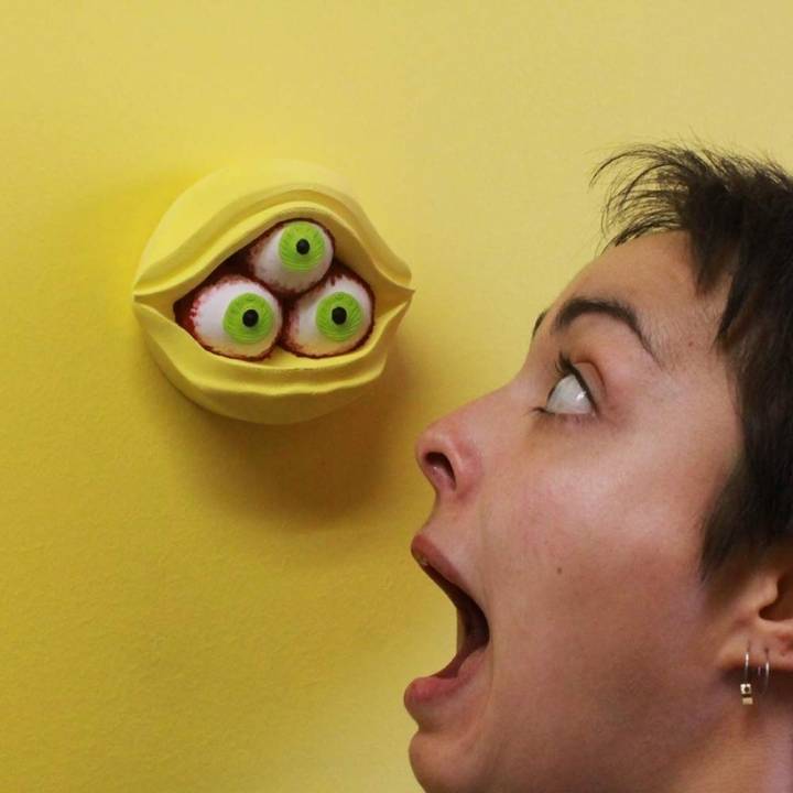 3D Printable The Walls Have Eyes! - Cyclops by Evavoo