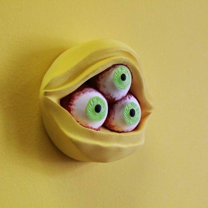 3D Printable The Walls Have Eyes! - Cyclops by Evavoo