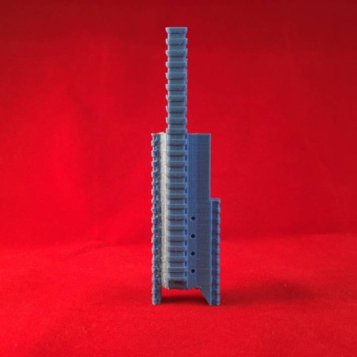 3D Printable SCAR L/H front rail extension by Roger Alejandro Guerrero