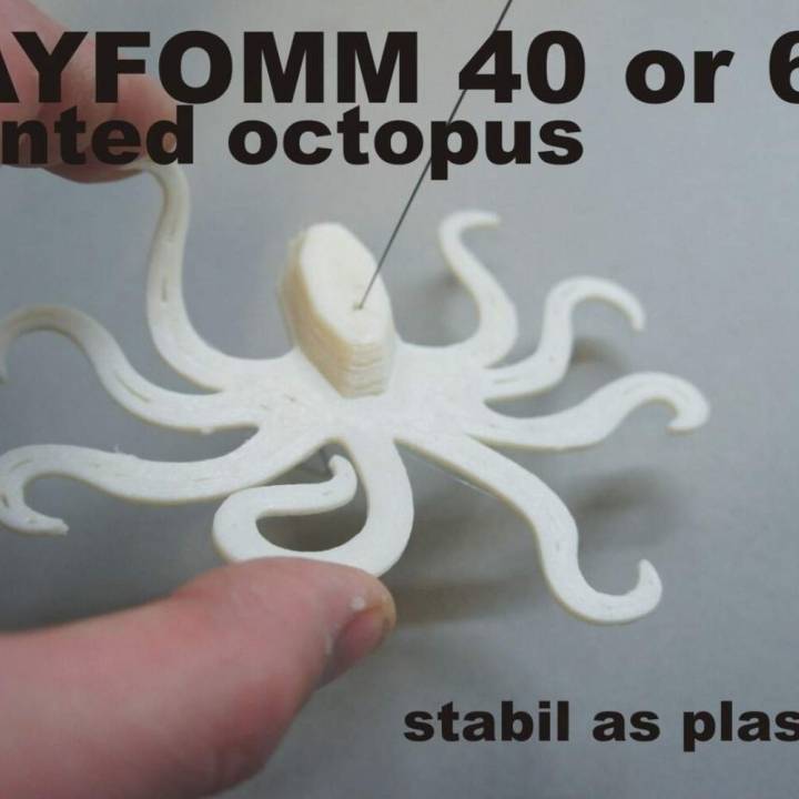 3D Printable Octopus by CC - PRODUCTS