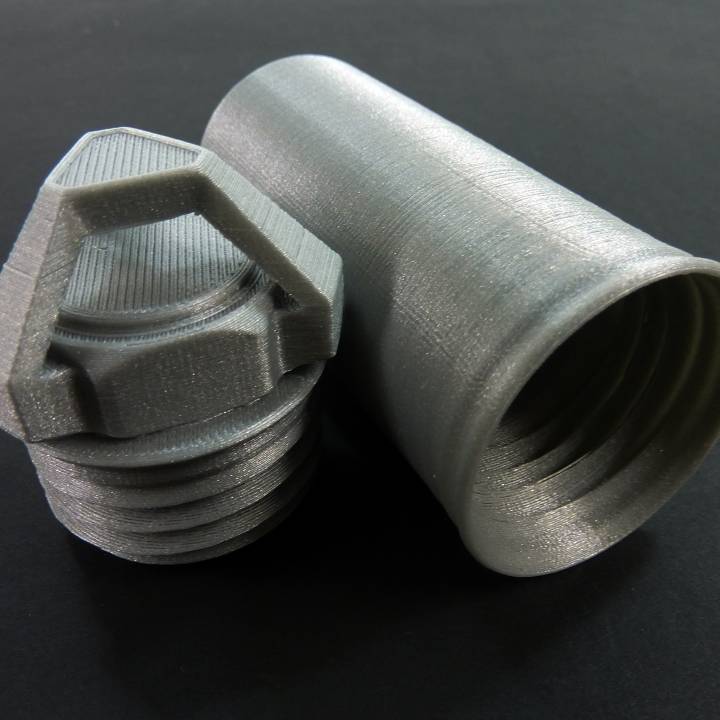 3D Printable Geocaching Capsule Design 1 by Dennis Haupt