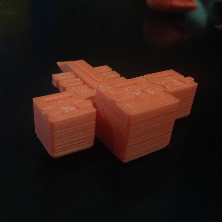 3D Printable Minecraft - Wither by Matt Lothe