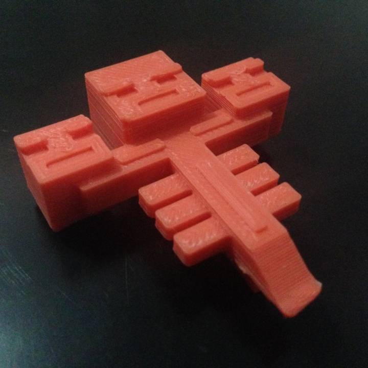 3D Printable Minecraft - Wither by Matt Lothe