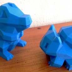 3D Printable Low-Poly Bulbasaur by Agustín Arroyo